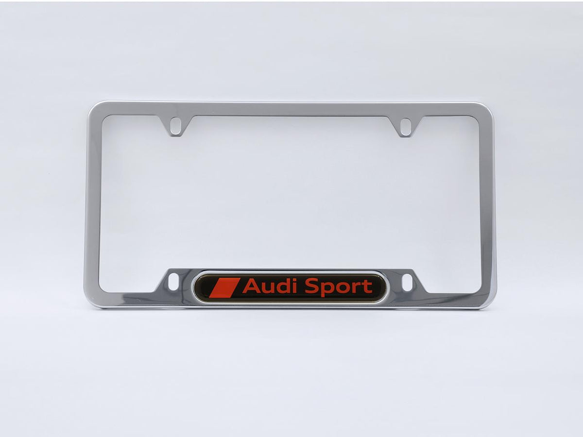 Audi Sport License Plate Frame (Polished) – Audi Beverly Hills Online ...